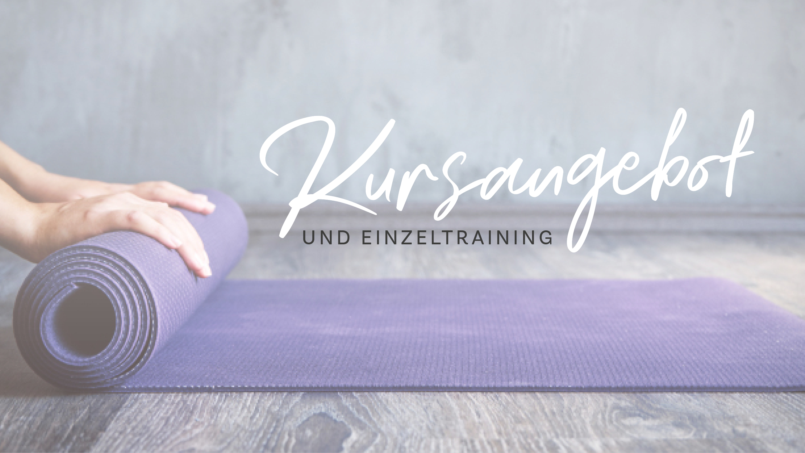Kursangebot und Einzeltraining – Maria Baumer